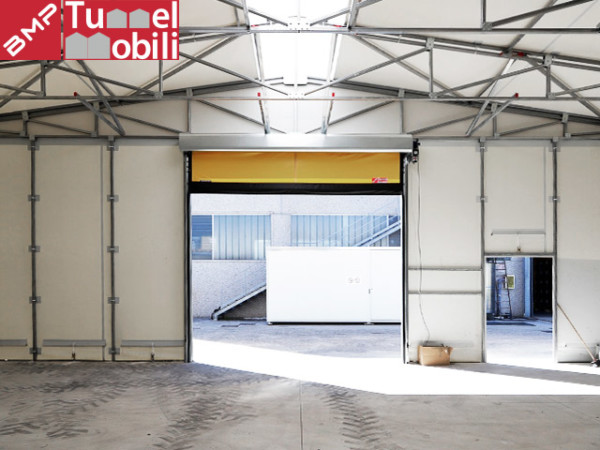 Capannone in telo pvc per Pama srl, azienda vicentina - Tunnel Mobili