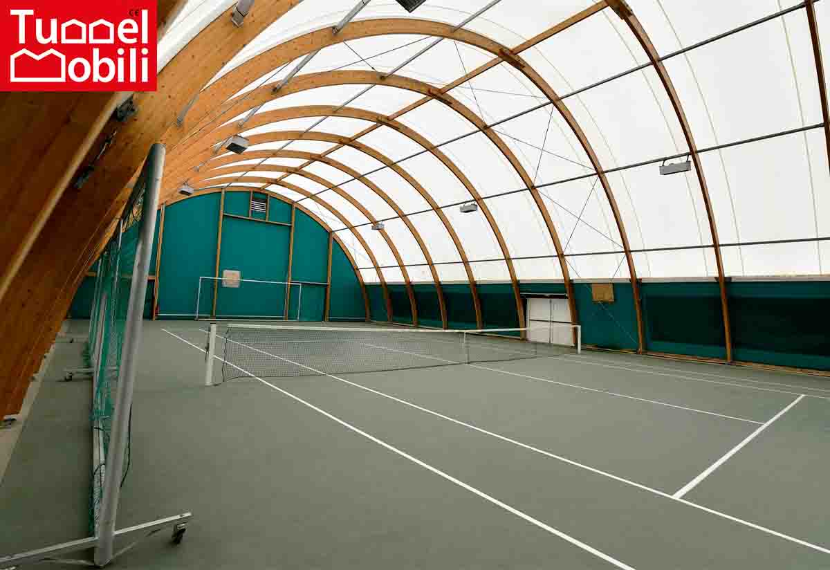 Tensostrutture, coperture sportive e pressostrutture